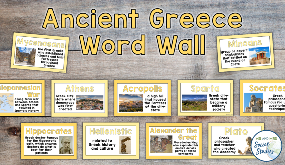 Ancient Civilizations Word Wall: How to Use One in Your Class - Mr and ...