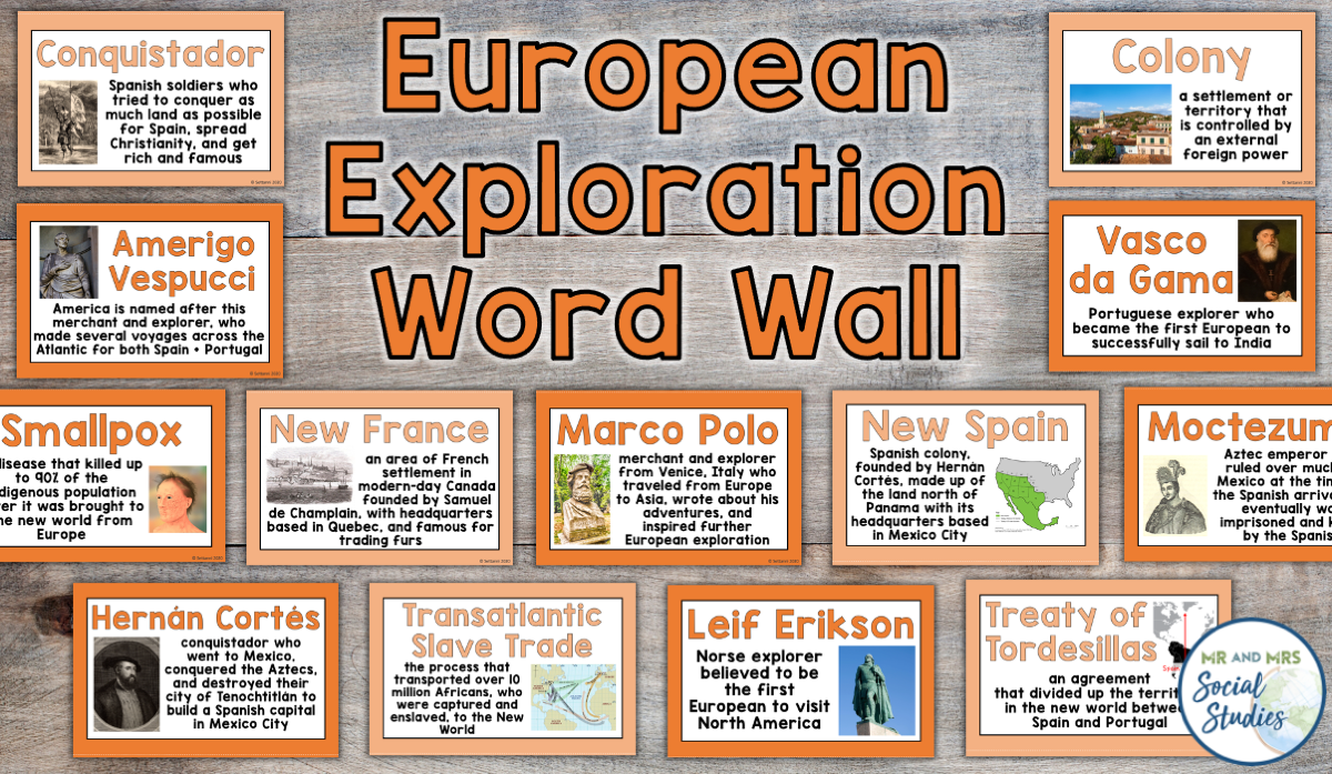 Early American History Word Wall: A How-To Guide - Mr and Mrs Social ...