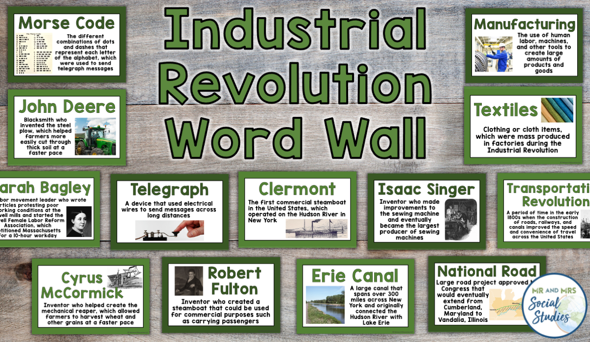 Early American History Word Wall: A How-To Guide - Mr and Mrs Social ...