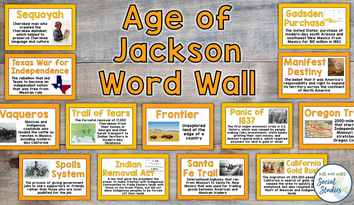 Early American History Word Wall: A How-To Guide - Mr and Mrs Social ...
