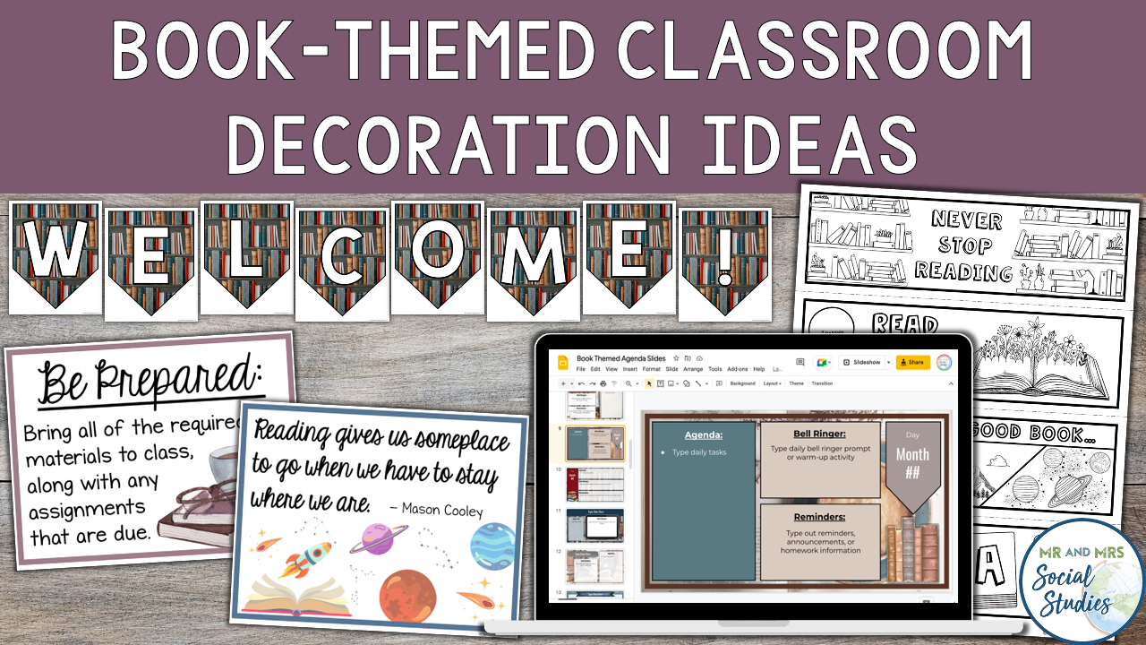 8 Classroom Decor Themes for Middle School - Mr and Mrs Social Studies