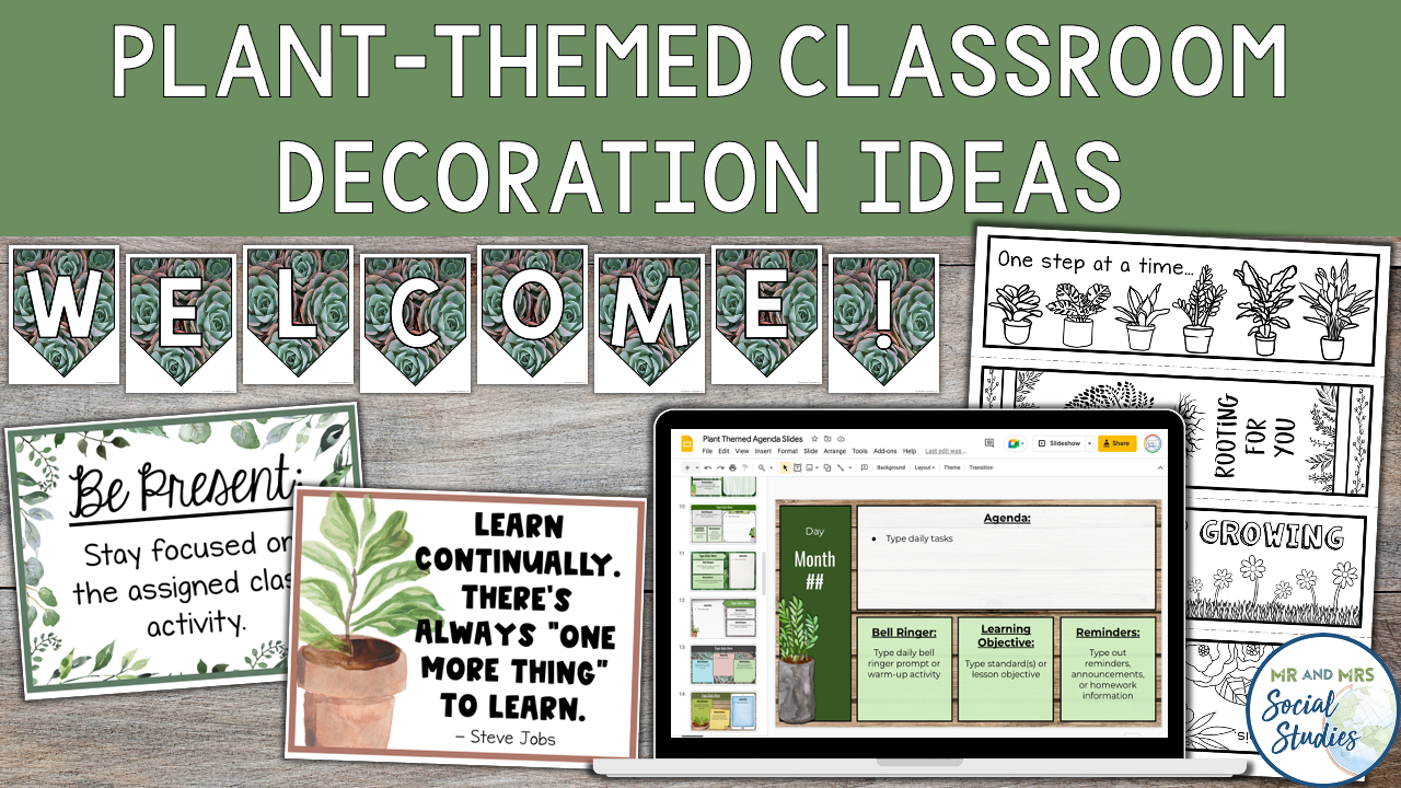 8 Classroom Decor Themes for Middle School - Mr and Mrs Social Studies